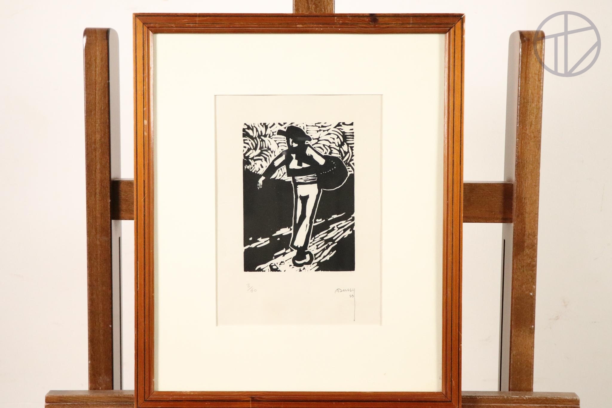 André Meriel-Bussy | Vers le marché, homme du pays de Quimper | MutualArt