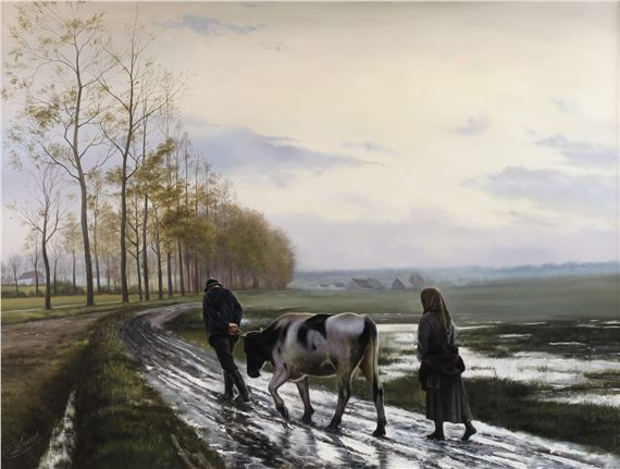 Christiane Vleugels | Heimkehr im Regen (2000) | MutualArt