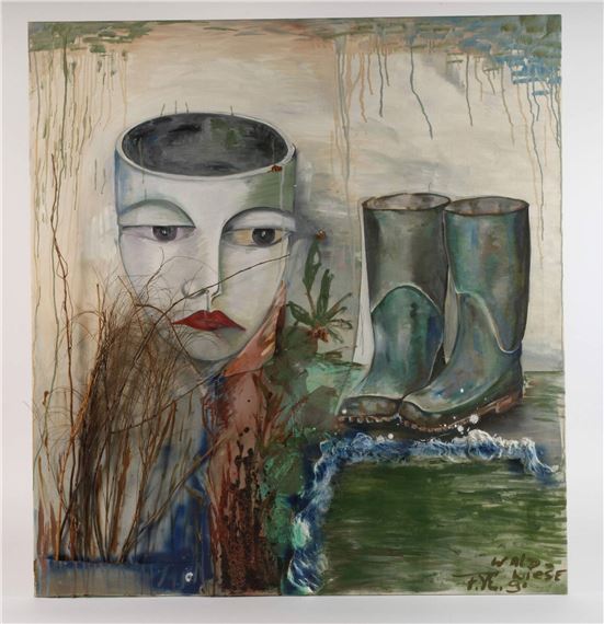 Frédérique van Eyseren | Wald-Wiese (1991) | MutualArt