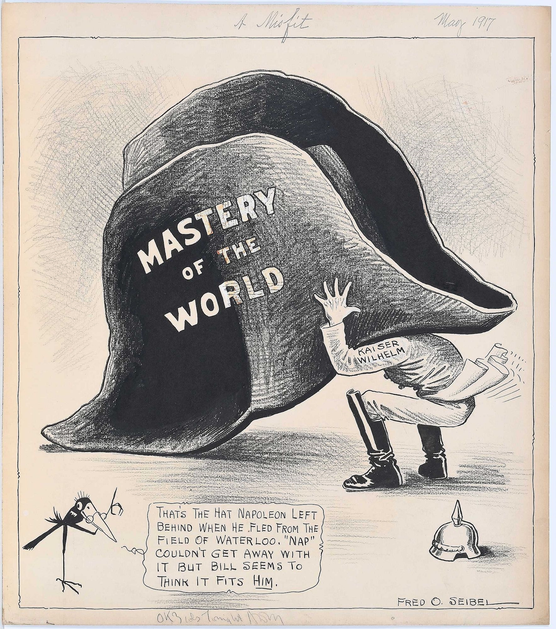 Frederick Otto Seibel | Five Political Cartoons | MutualArt