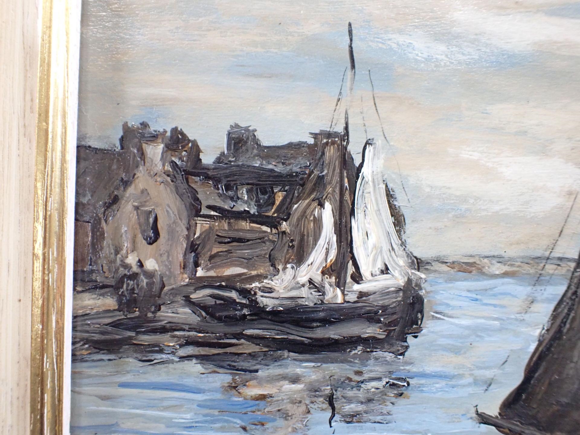 Hector Marquet | Bateaux à quai | MutualArt