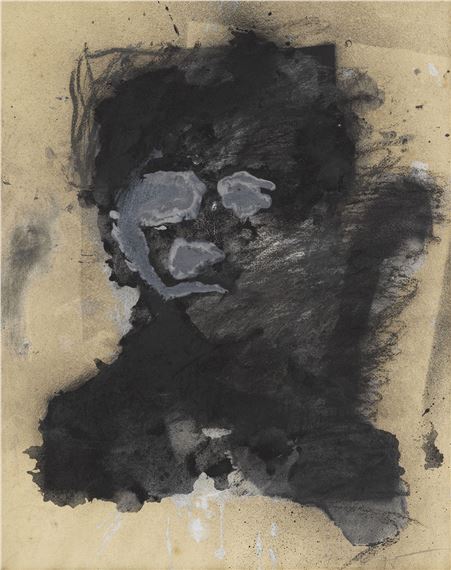 Roger Pfund | Rimbaud, encre et gouache sur papier | MutualArt