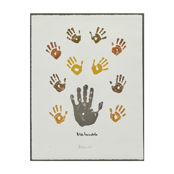 Nelson Mandela | Left hand | MutualArt