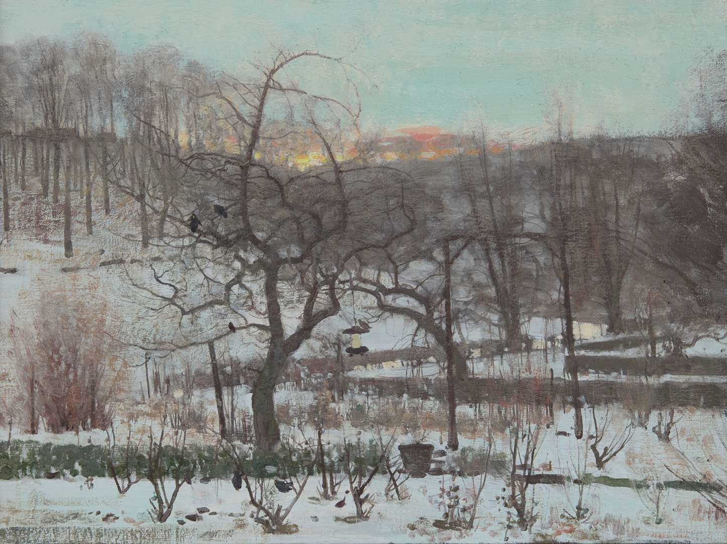 George Houston | A Winter Landscape | MutualArt