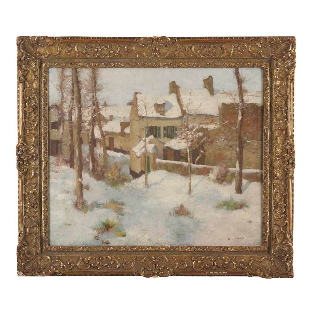 David Gauld | Snow-Covered Village | MutualArt
