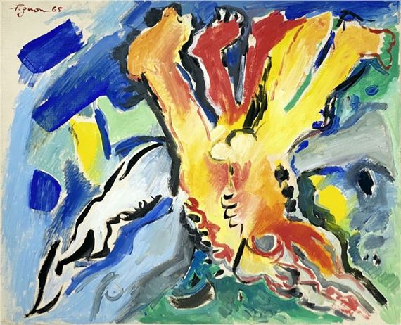 Edouard Pignon | Le bouquet de pieds (1965) | MutualArt