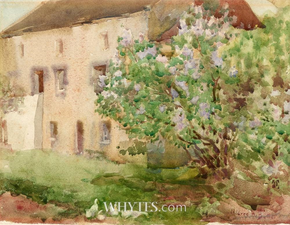 Mildred Anne Butler | FARMHOUSE AND DUCKS | MutualArt