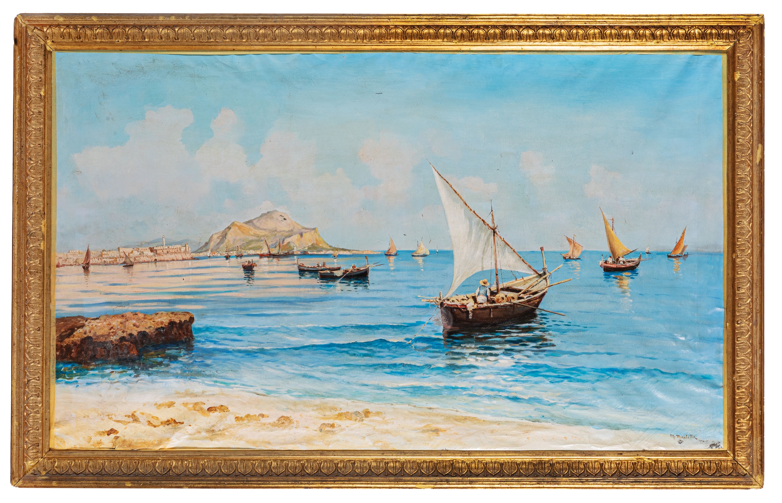 Mario Mirabella | Marina siciliana | MutualArt