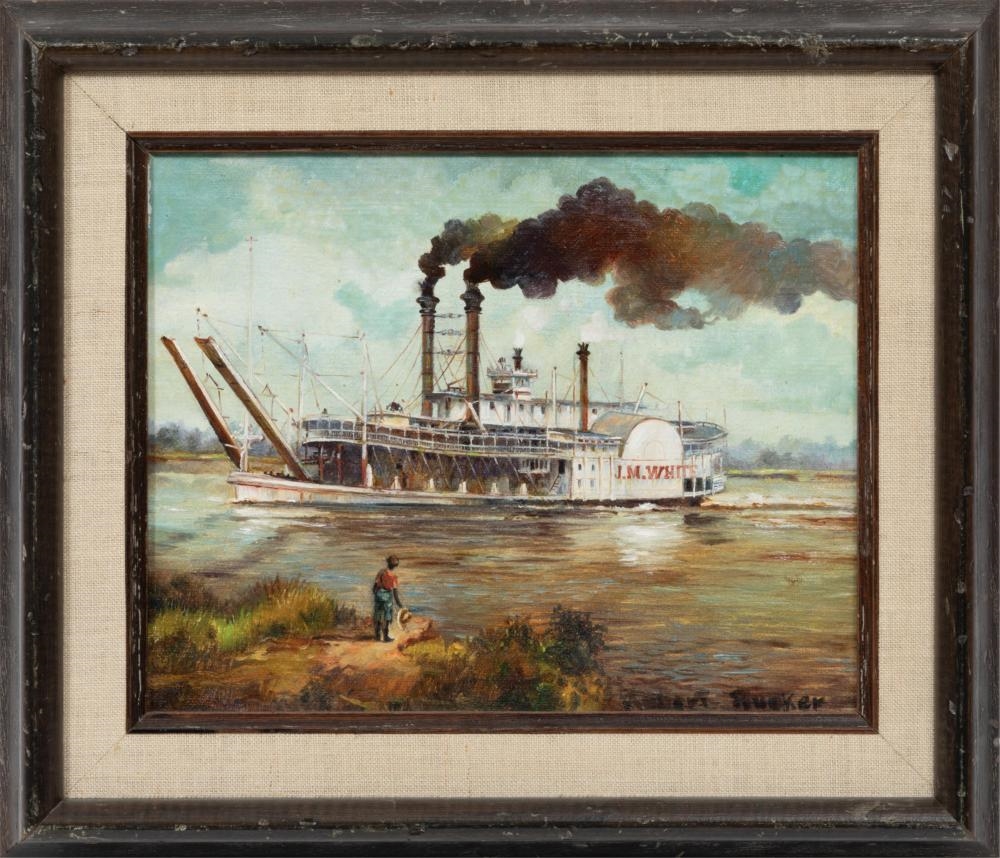 Robert Malcolm Rucker | Steamboat ‘J.M. White | MutualArt