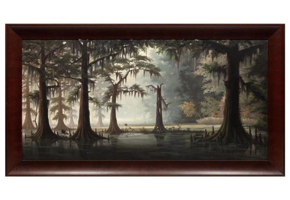 R.C. Davis | Bayou Landscape (1981) | MutualArt