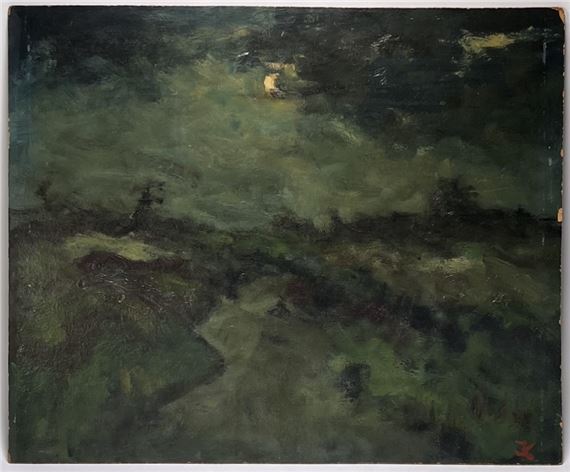 Jan Herman Coster | boslandschap (1890 - 1910) | MutualArt