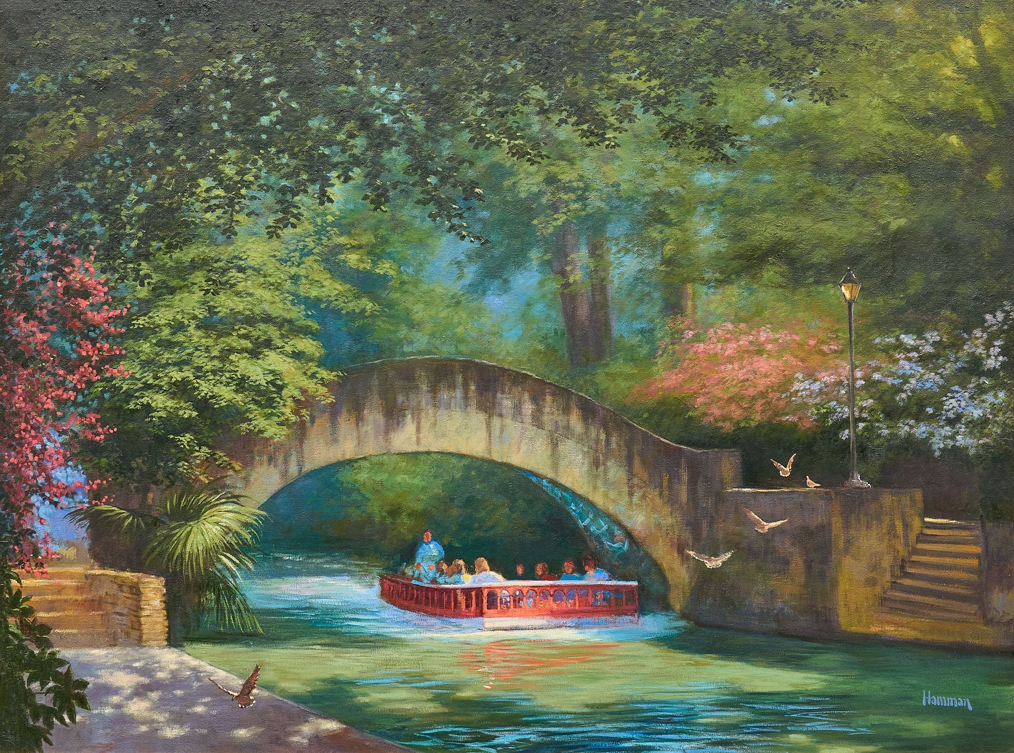 Robert Hamman | Riverwalk Barge | MutualArt