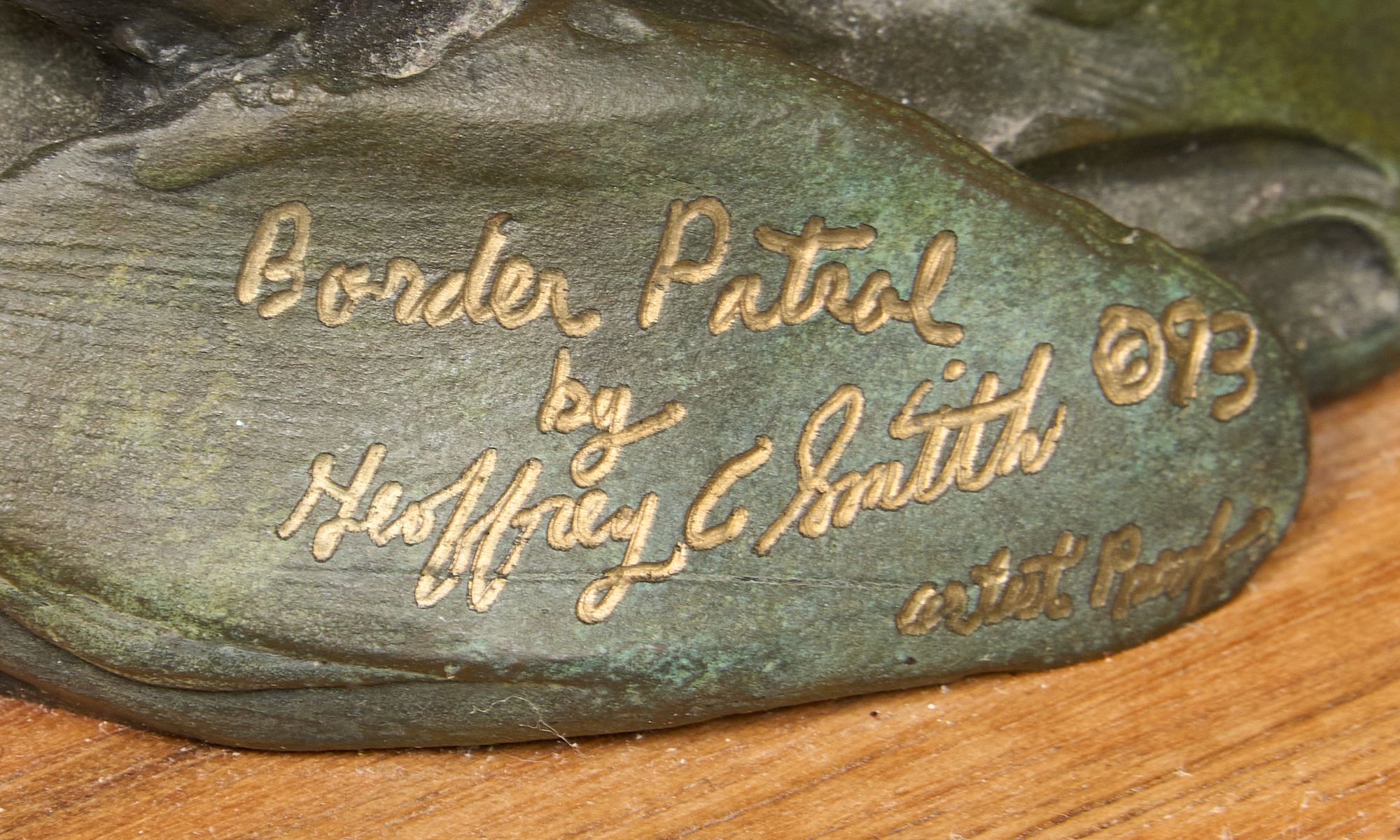 Geoffrey Camp Smith | Border Patrol (1993) | MutualArt