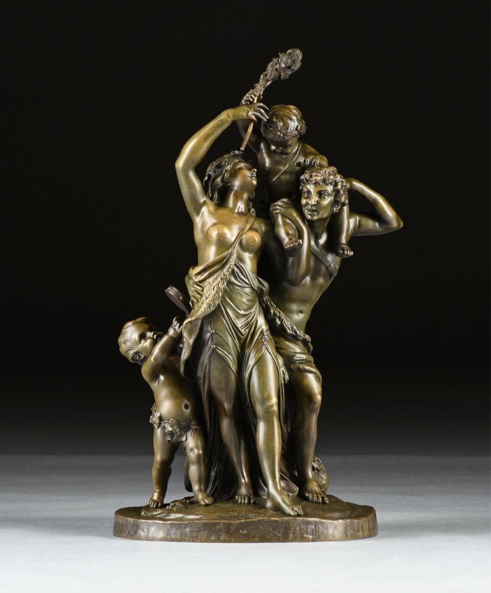 Claude Michel Clodion | Dancing Bacchantes and Putti (20th Century ...