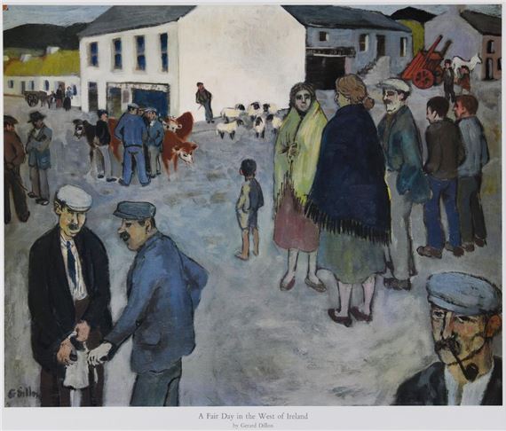 Gerard Dillon | A Fair Day in the West of Ireland | MutualArt