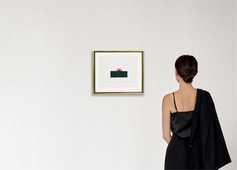 Timur Petrovich Novikov | Sunrise in the green sea (1990) | MutualArt