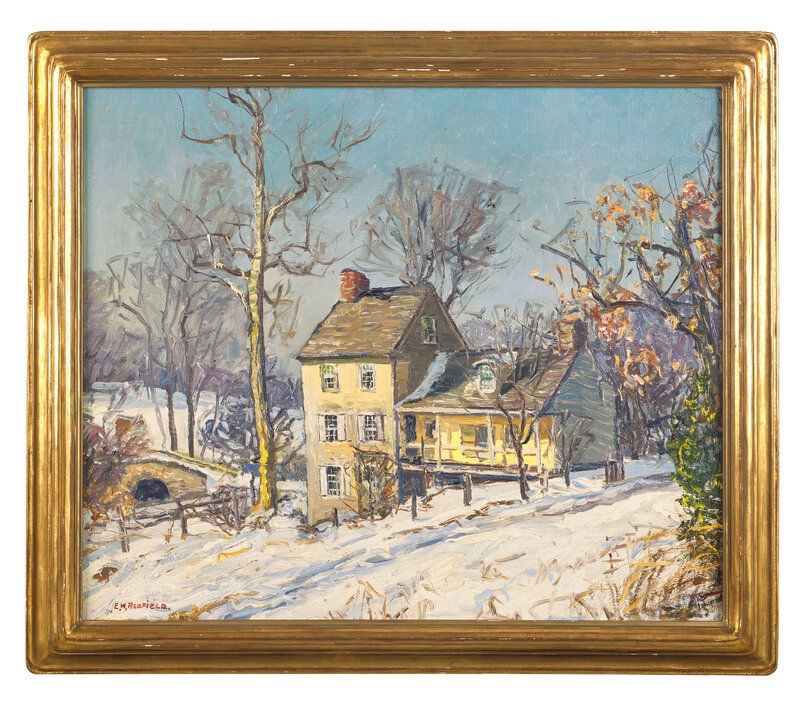 Edward Willis Redfield | The Old Homestead (1924) | MutualArt