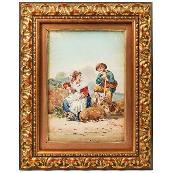 Stefano Donadoni | Pastoral Watercolor Painting (19) | MutualArt