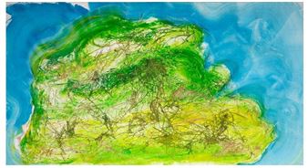Jean Messagier | Les collines désirantes (1972) | MutualArt