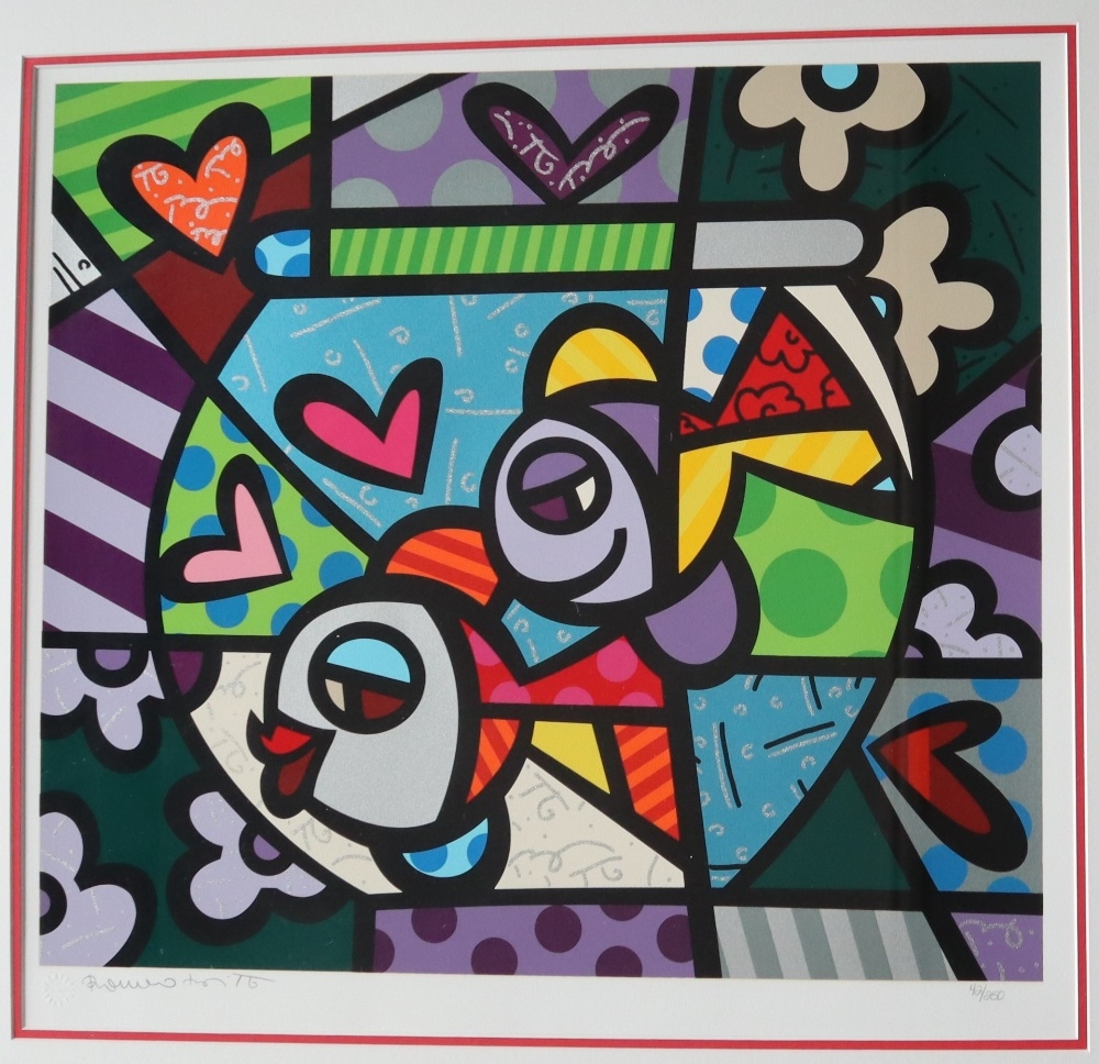 Romero Britto | Fish | MutualArt