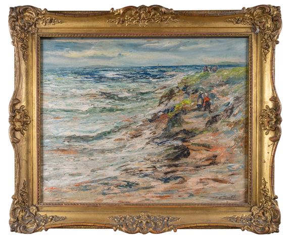 T. B. Smith | Cliff seascape | MutualArt