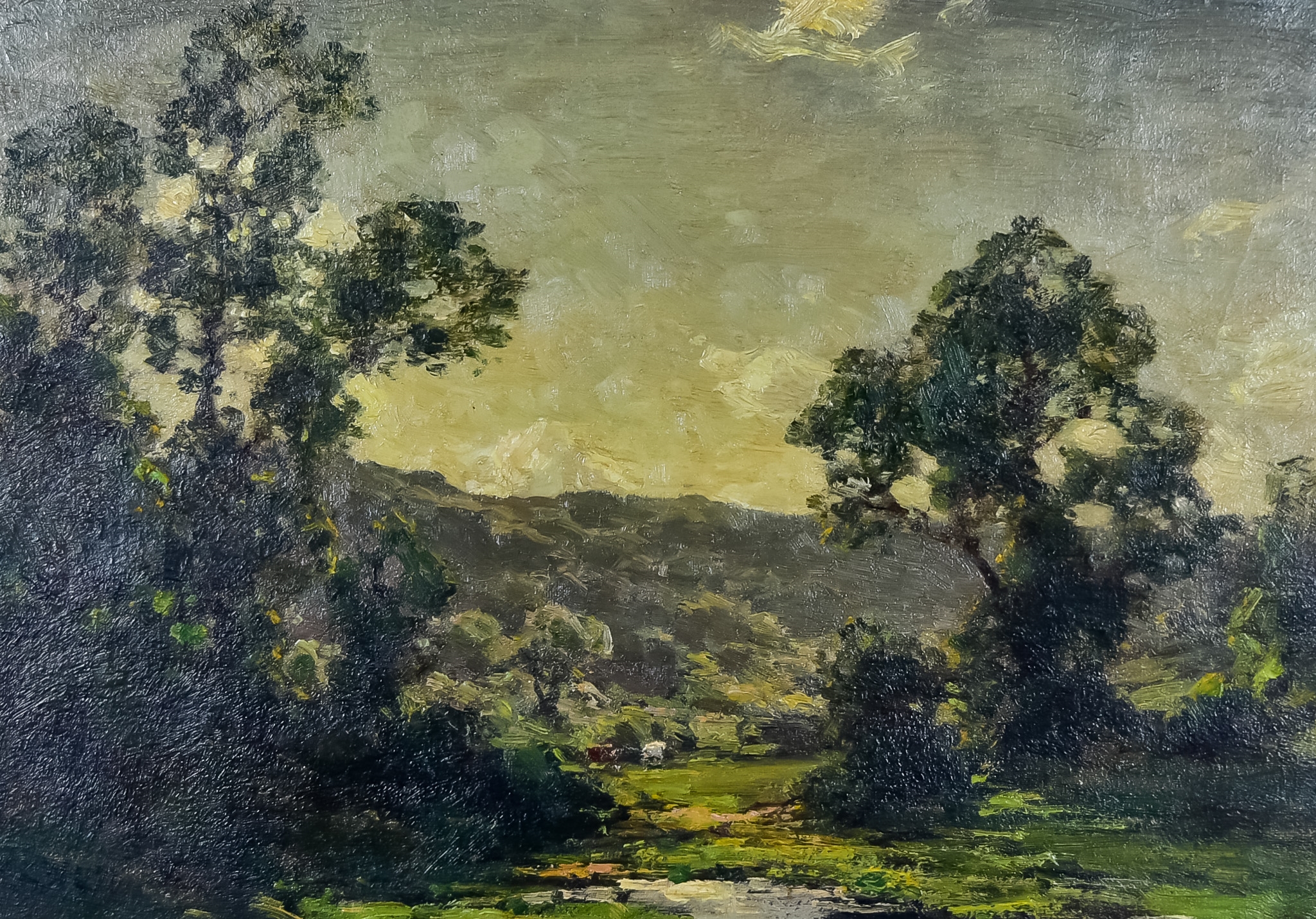 José Weiss | Scenic view with trees (2025) | MutualArt