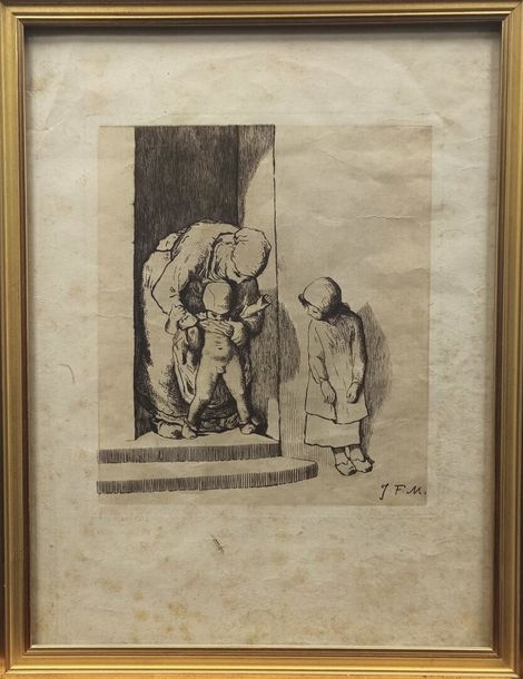 Jean-François Millet | Maternal Precaution | MutualArt