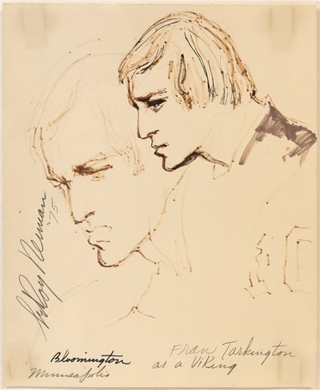 LeRoy Neiman | Fran Tarkington as a Viking (1975) | MutualArt