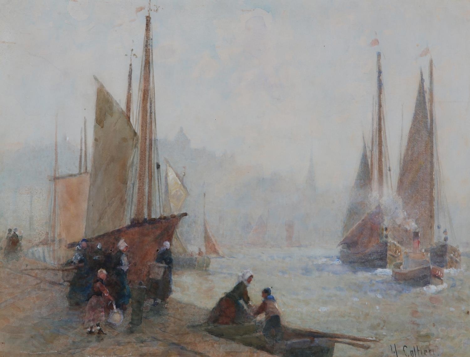 Hector Caffieri | Unloading the Catch | MutualArt