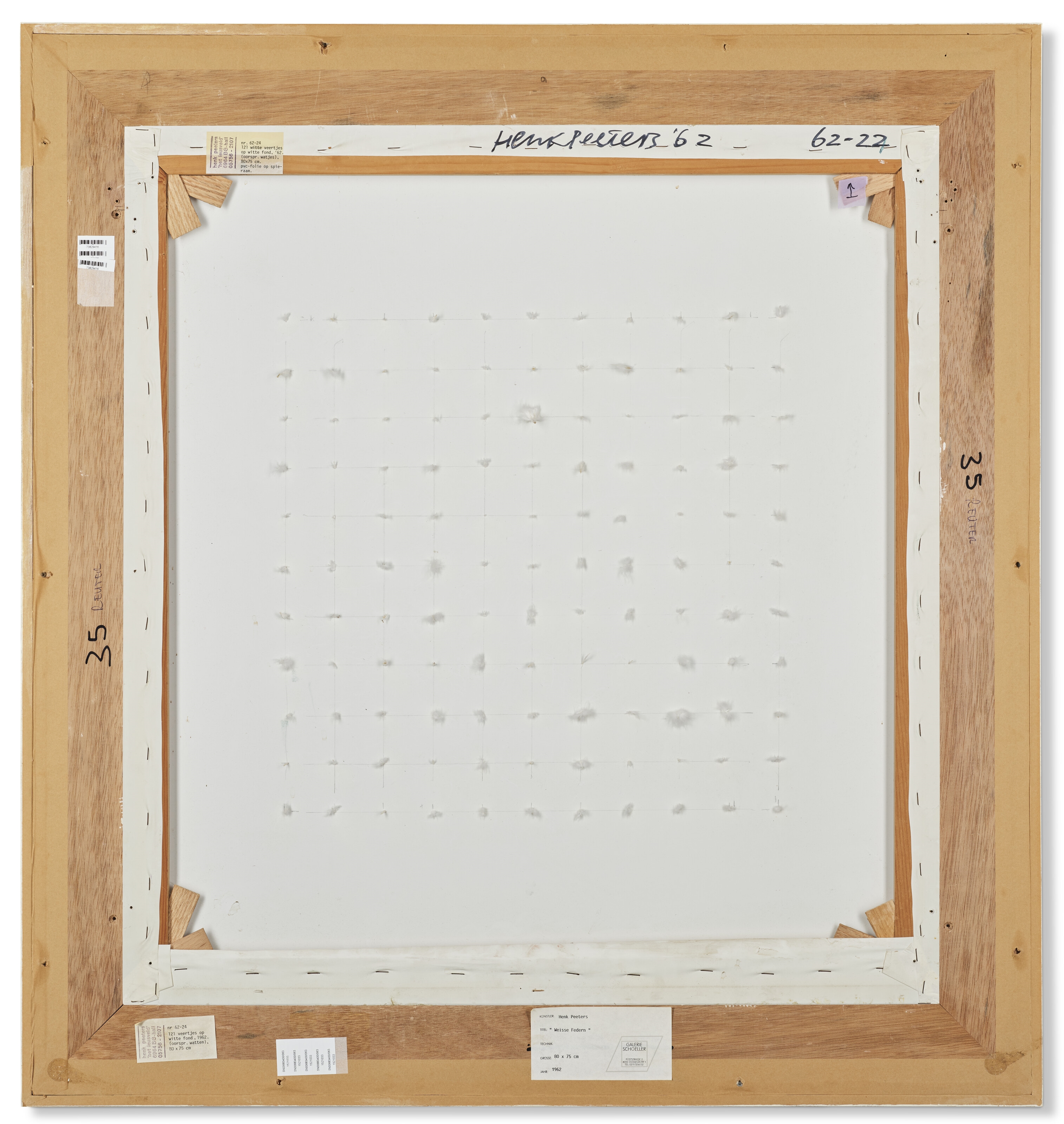 Henk Peeters | Weiße Federn | MutualArt