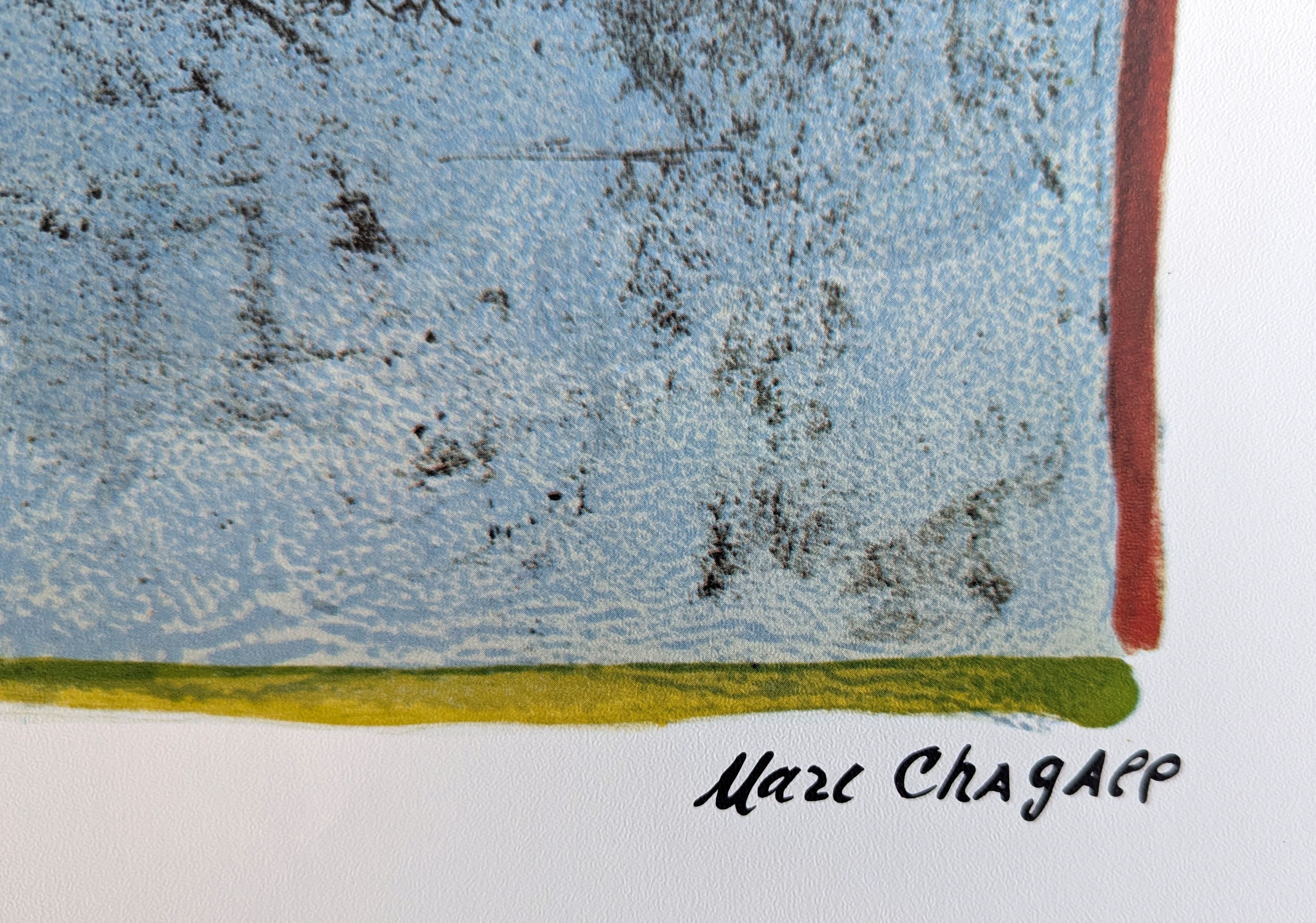 Marc Chagall | Die Liebenden vom Eiffelturm (Les amoureux de la Tour ...