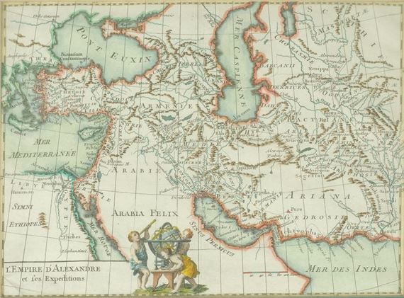Guillaume Delisle | Carte des pays voisins de la Mer Caspienne (1723 ...