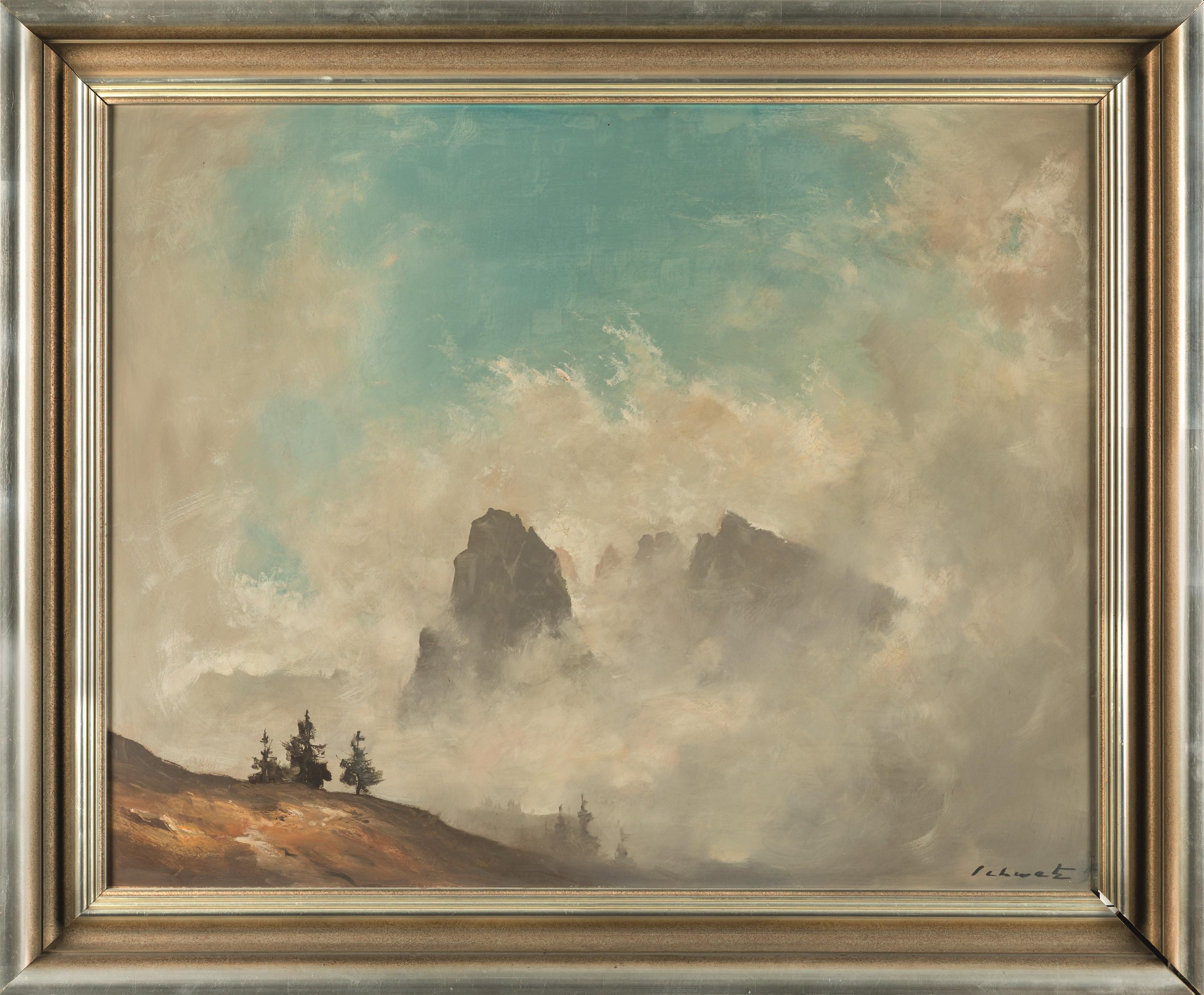 Franz Schwetz | Mountain landscape (1693) | MutualArt