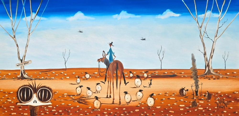Peter Browne | Woop Woop At Last | MutualArt