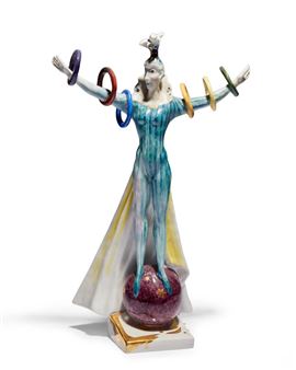 Peter Strang | A Meissen porcelain figure of a juggler (Circa 2003 ...