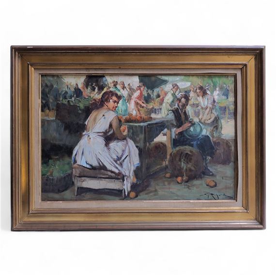 Richard Durando Togo | Scène de marché | MutualArt