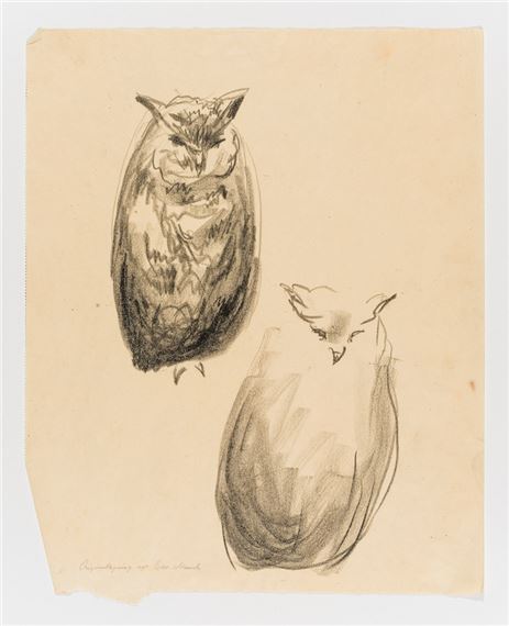 Edvard Munch | Two Owls (1915) | MutualArt