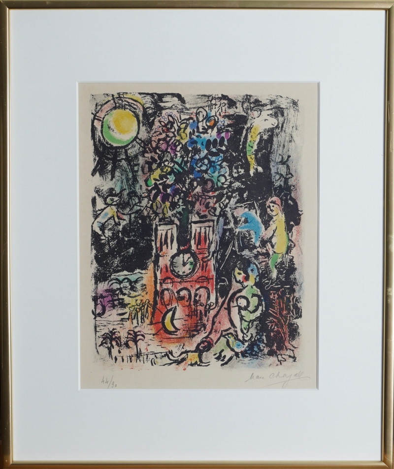 Marc Chagall | The Tree of Jesse - Notre Dame, Paris (1960) | MutualArt