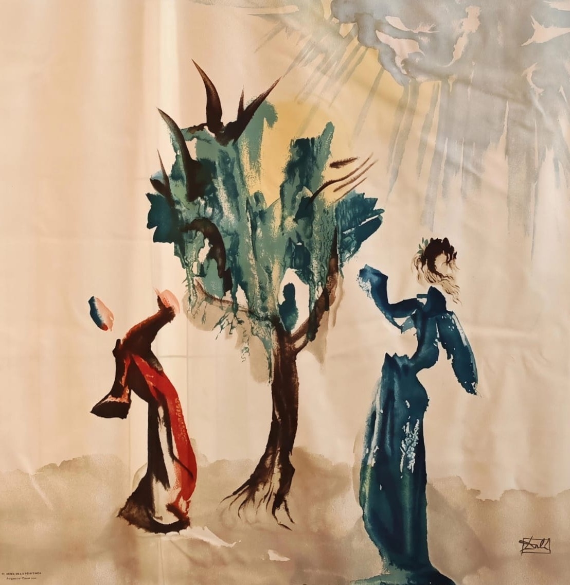 Salvador Dalí | El Arbol de la Penitencia Purgatorio-Canto XIV | MutualArt