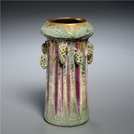 Paul Dachsel | Pine Tree vase (Early 20) | MutualArt