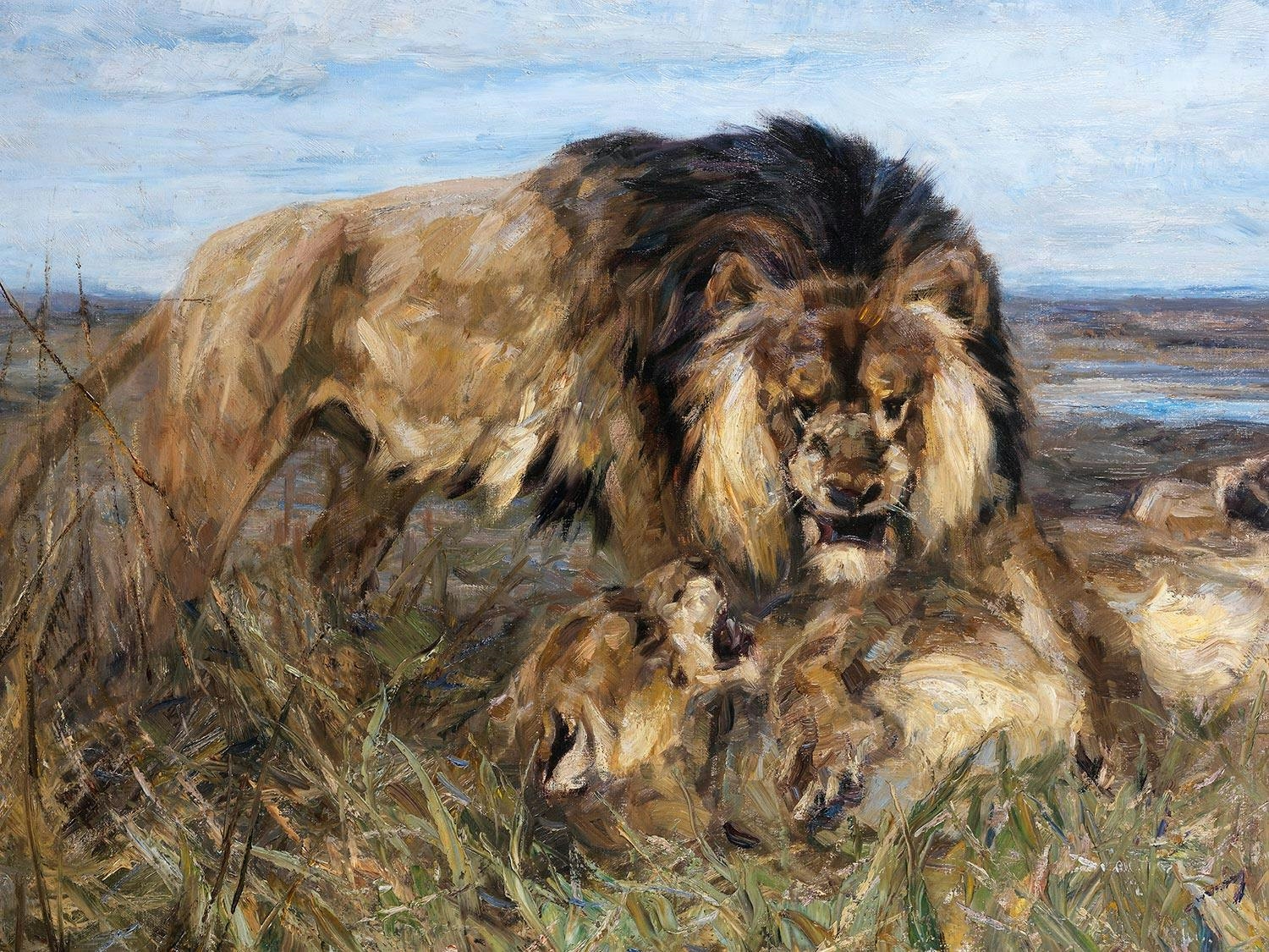 Carl Ritter von Dombrowski | DAS LÖWENPAAR | MutualArt