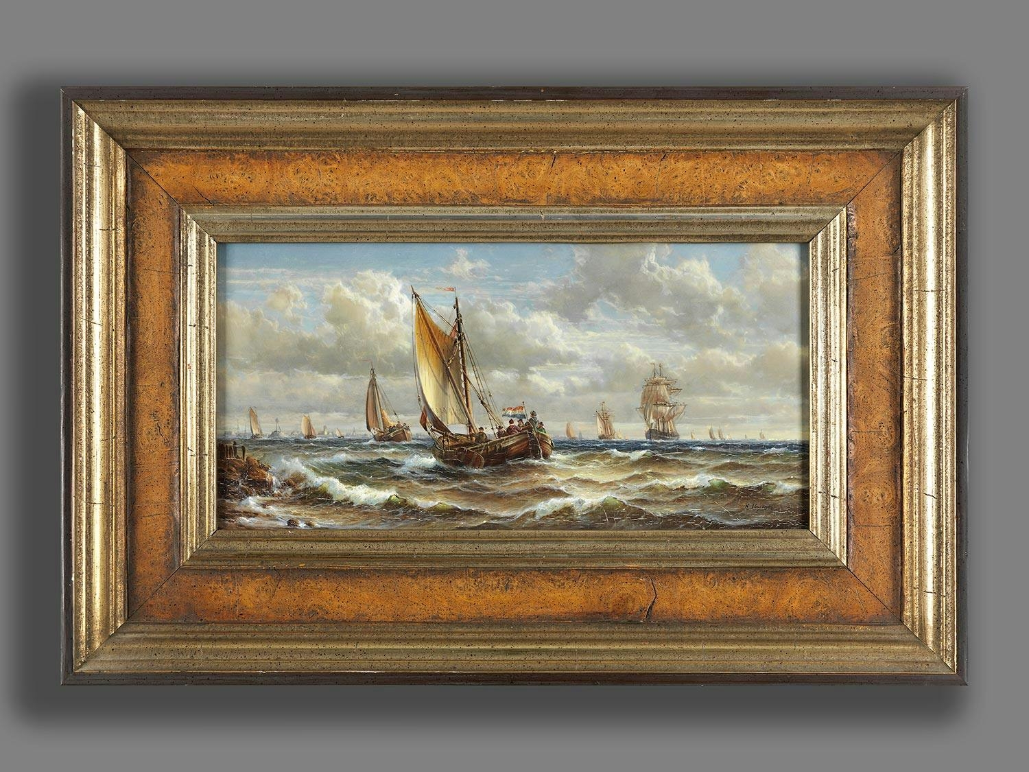 Hubert Kaplan | SCHIFFE AUF RAUER SEE | MutualArt