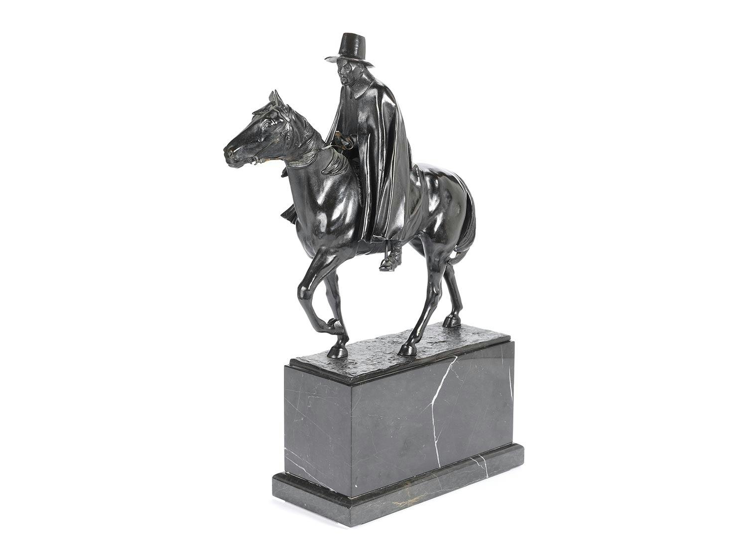 August Friedrich Karl Von Strantz | REITER MIT HUT | MutualArt