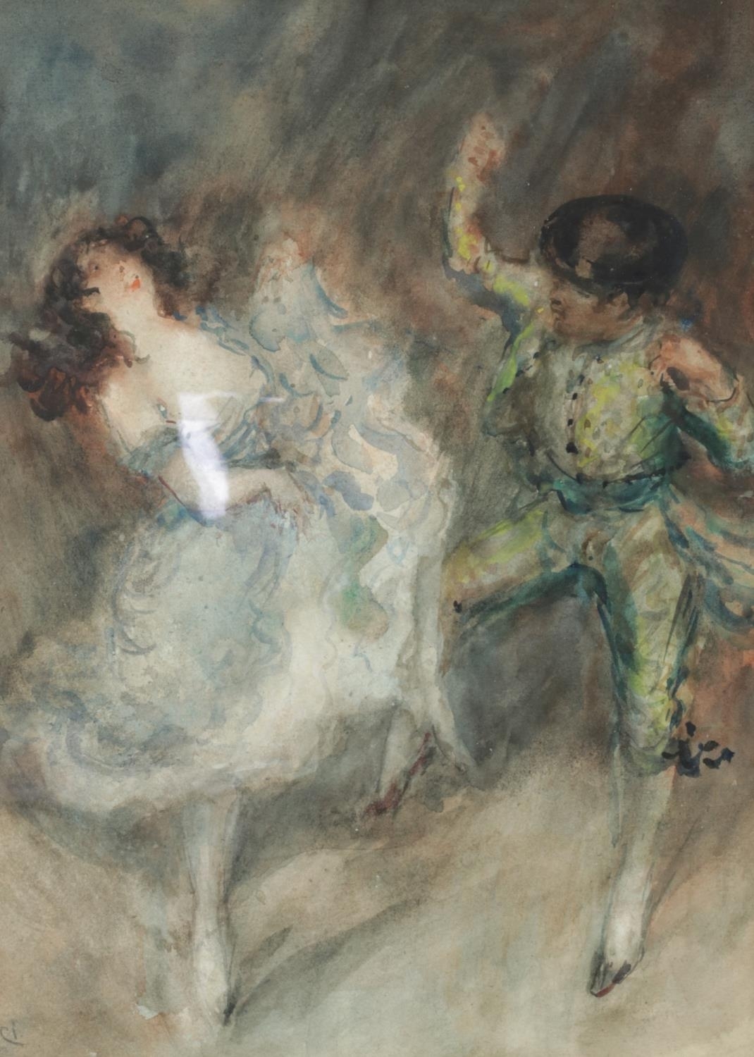 Albert Ludovici | study of two dancers | MutualArt