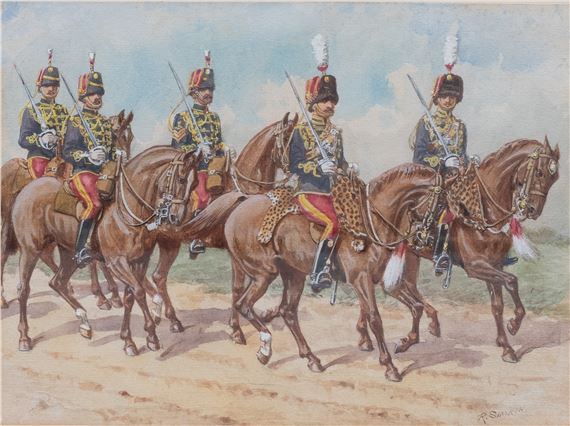 Richard Simkin | 11th Hussars | MutualArt