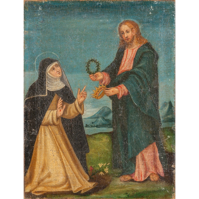 Italian School, 16th Century | La visione di Santa Chiara | MutualArt