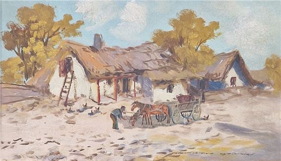 György Nemeth | Farmyard | MutualArt