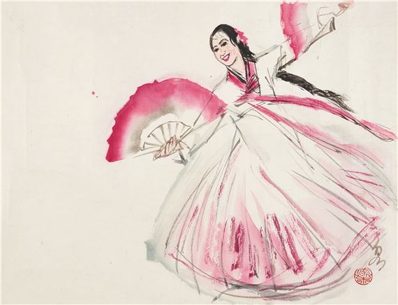 Huang Zhou | Fan Dance | MutualArt