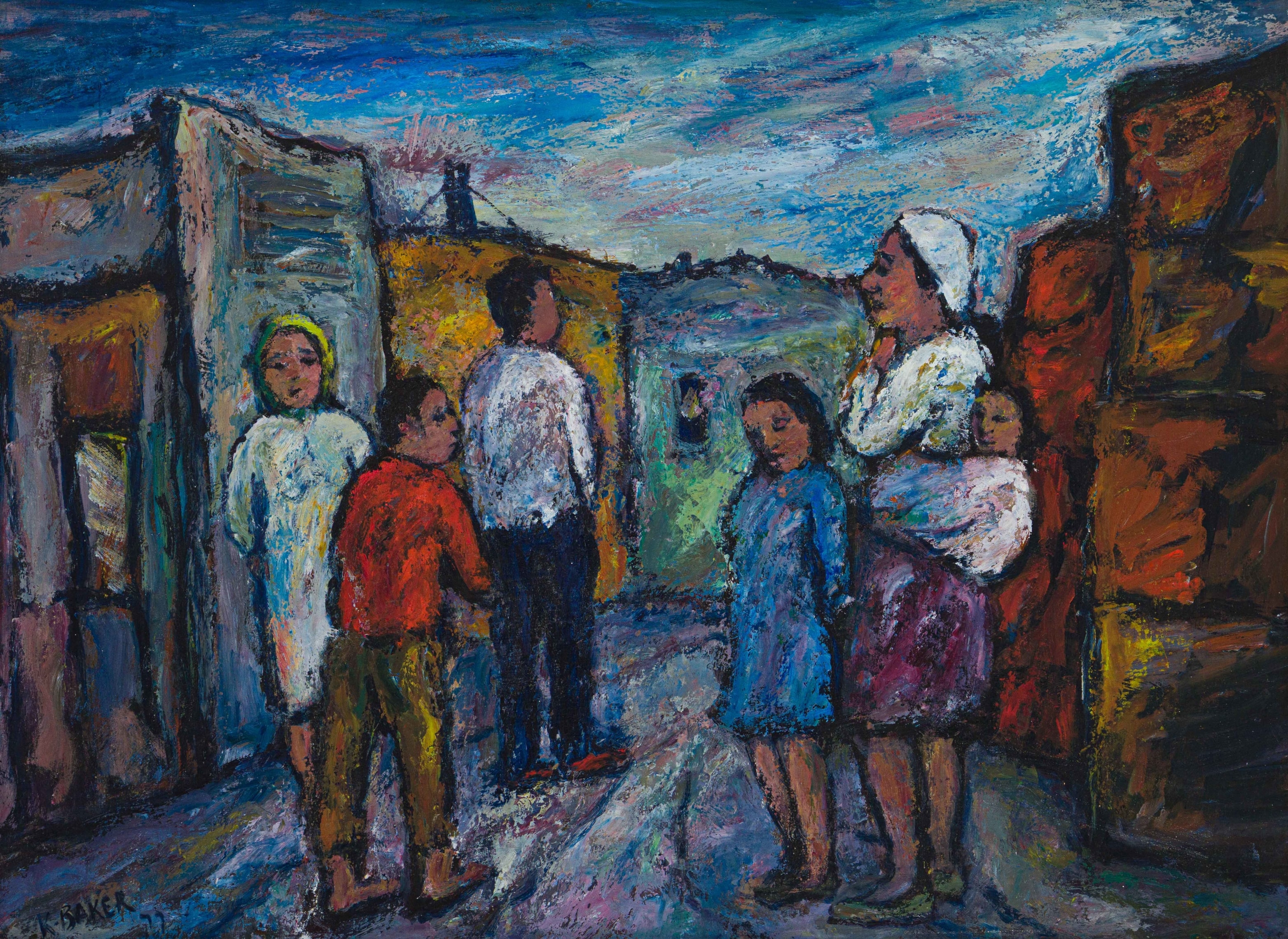 Kenneth Baker | Street Scene (1977) | MutualArt