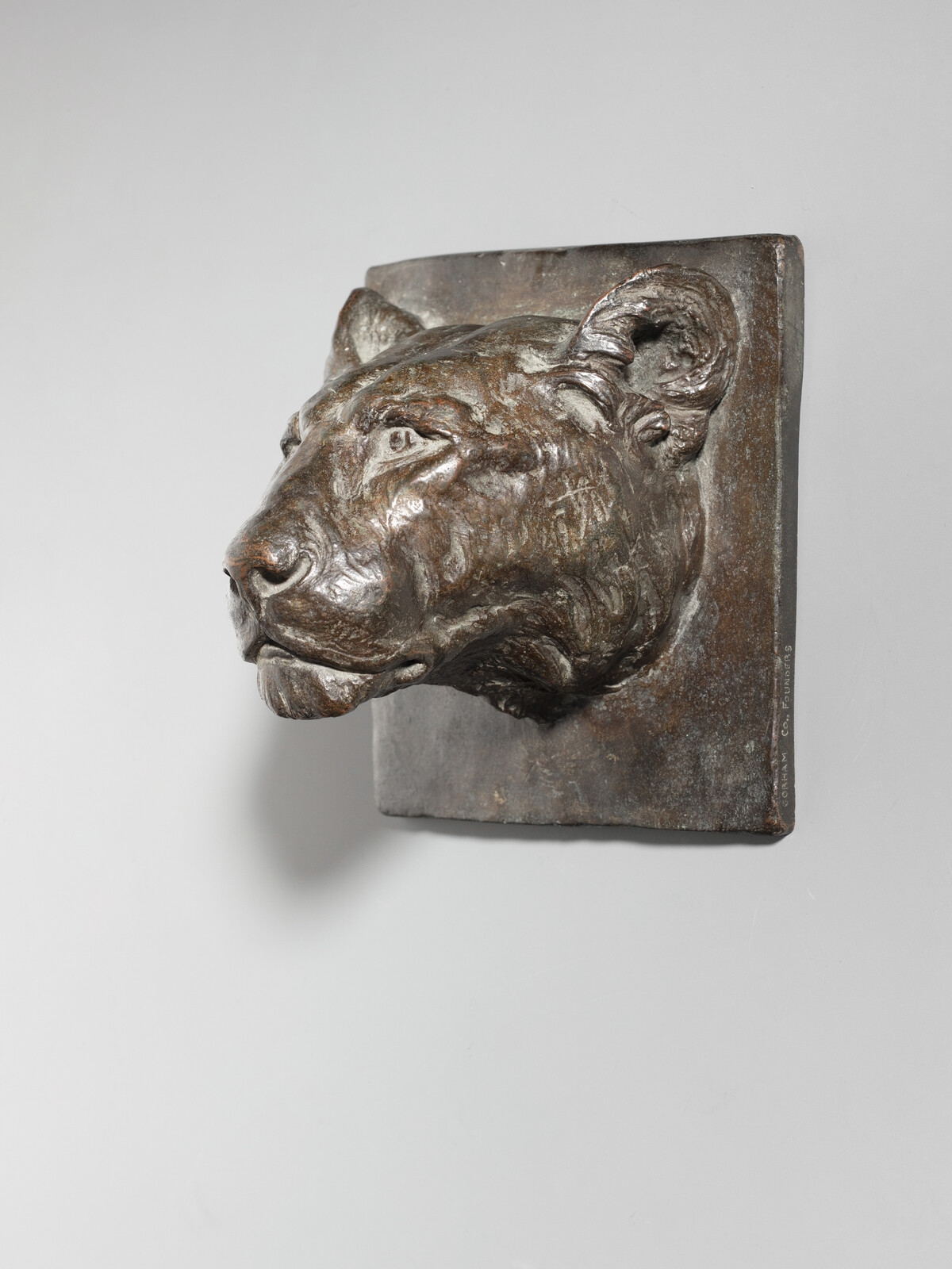 Margaret Helen Wiechmann | Square-shaped clipeus depicting a lioness's ...